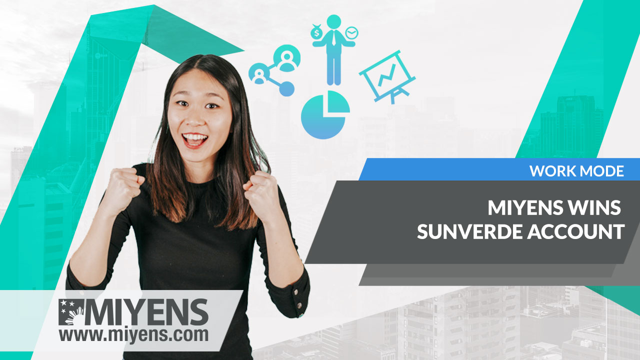 Miyens Wins Sunverde Account - Miyens Technologies